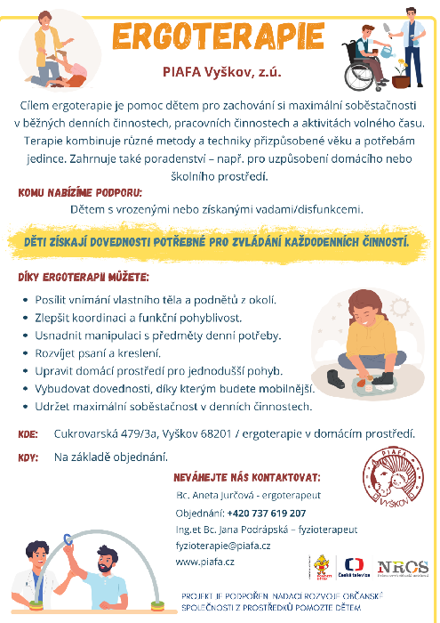 → Ergoterapie :: PIAFA Vyškov